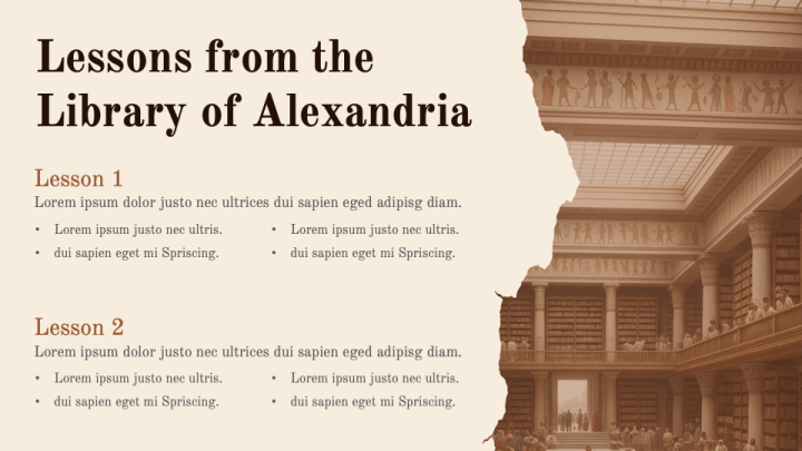 World History Theme for PowerPoint and Google Slides - PPT Slides