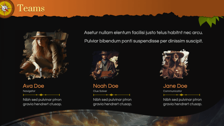 Free - Treasure Hunt Theme for PowerPoint and Google Slides - PPT Slides