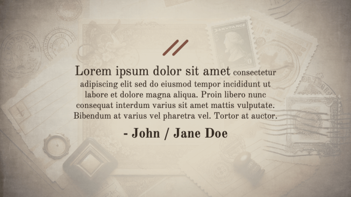 Free - Vintage Style Presentation Theme for PowerPoint and Google ...