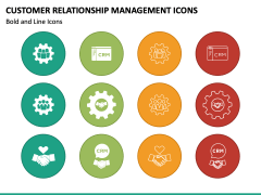 Customer Relationship Management (CRM) Icons for PowerPoint and Google ...