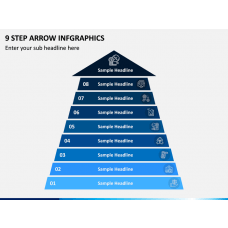 9 Stage Process PPT Slide