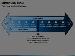 Continuum Scale PowerPoint and Google Slides Template - PPT Slides