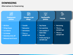 Downsizing PowerPoint and Google Slides Template - PPT Slides