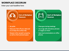 Workplace Decorum PowerPoint and Google Slides Template - PPT Slides