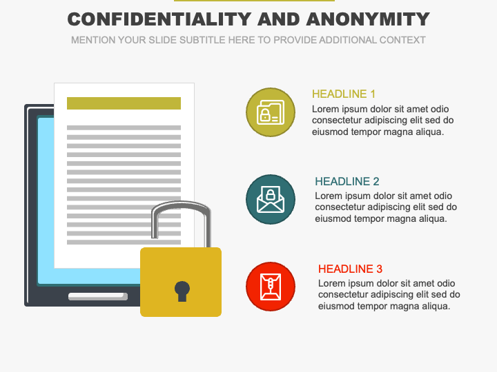 Confidentiality and Anonymity PowerPoint and Google Slides Template ...