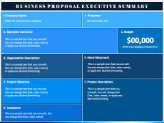 Business Proposal Executive Summary PowerPoint and Google Slides ...