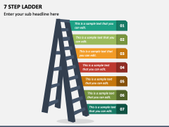 7 Step Ladder PowerPoint Template and Google Slides Theme
