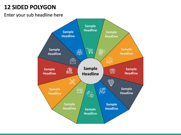 PowerPoint 12 Sided Polygon
