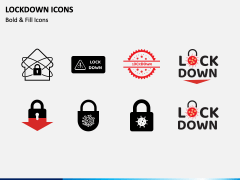 Lockdown Icons for PowerPoint and Google Slides - PPT Slides