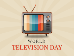 Free - World Television Day PowerPoint Template and Google Slides Theme