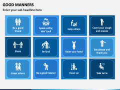 Good Manners PowerPoint and Google Slides Template - PPT Slides
