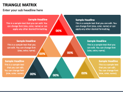 Triangle Matrix PowerPoint Template - PPT Slides