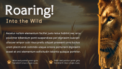 Free - Lion Presentation for PowerPoint and Google Slides - PPT Slides