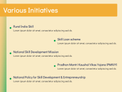 Free - Skill India PowerPoint and Google Slides Template - PPT Slides