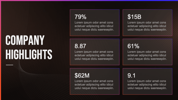 Free - Key Highlights Slides for PowerPoint and Google Slides - PPT Slides