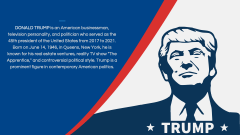Free - Donald Trump Presentation for PowerPoint and Google Slides - PPT ...