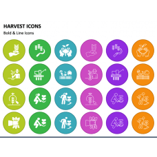 Harvester Icons PowerPoint Template - PPT Slides