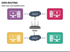 Data Routing PowerPoint and Google Slides Template - PPT Slides
