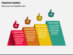 Positive Points PowerPoint and Google Slides Template - PPT Slides