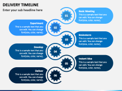 Delivery Timeline PowerPoint and Google Slides Template - PPT Slides