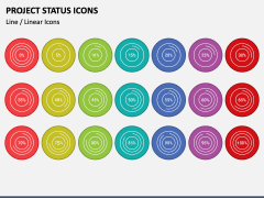 Project Status Icons for PowerPoint and Google Slides - PPT Slides