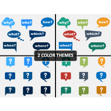 Questions and Answers PowerPoint Template - PPT Slides | SketchBubble