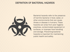 Bacterial Hazards PowerPoint and Google Slides Template - PPT Slides