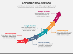 Exponential Arrow for PowerPoint and Google Slides - PPT Slides