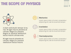 Free - Physics For High School PowerPoint Template and Google Slides Theme