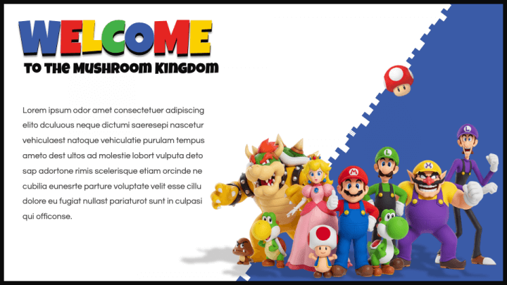 Free - Super Mario Theme for PowerPoint and Google Slides - PPT Slides