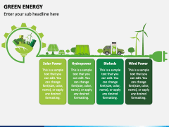 Green Energy PowerPoint and Google Slides Template - PPT Slides
