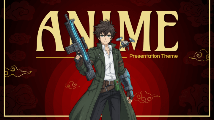 Free - Anime Style Theme for PowerPoint and Google Slides - PPT Slides