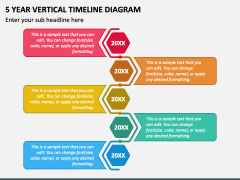 5 Year Vertical Timeline Diagram PowerPoint Template and Google Slides ...