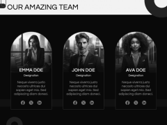 Modern Black Presentation Theme for PowerPoint and Google Slides - PPT ...