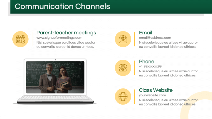 Free - Class Orientation PowerPoint and Google Slides Template - PPT Slides