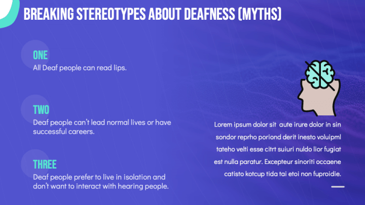 Free - Deaf Awareness Workshop PowerPoint and Google Slides Template ...