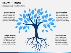 Tree with Roots PowerPoint and Google Slides Template - PPT Slides