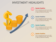 Investment Highlights PowerPoint and Google Slides Template - PPT Slides