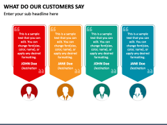 What do our Customers Say PowerPoint and Google Slides Template - PPT ...
