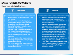 Sales Funnel Vs Website PowerPoint and Google Slides Template - PPT Slides