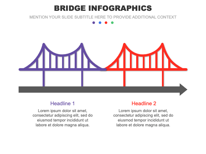 Bridge Infographics for PowerPoint and Google Slides
