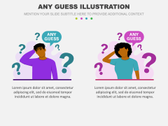 Free - Any Guess Illustration for PowerPoint and Google Slides
