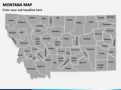 Montana Map for PowerPoint and Google Slides - PPT Slides