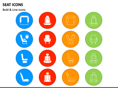 Seat Icons for PowerPoint and Google Slides - PPT Slides
