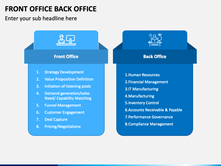 Front Office Back Office PowerPoint and Google Slides Template - PPT Slides