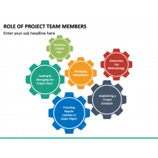 Core Project Team PowerPoint Template - PPT Slides