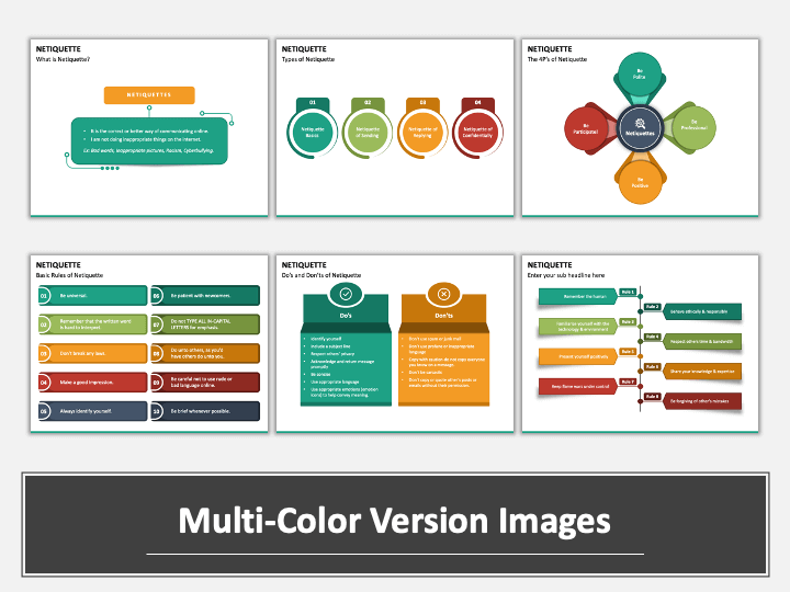 Netiquette PowerPoint and Google Slides Template - PPT Slides