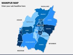 Manipur Map for PowerPoint and Google Slides - PPT Slides