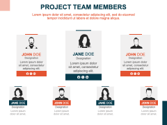 Project Team Members PowerPoint and Google Slides Template - PPT Slides