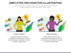 Employee Recognition Illustration for PowerPoint and Google Slides ...